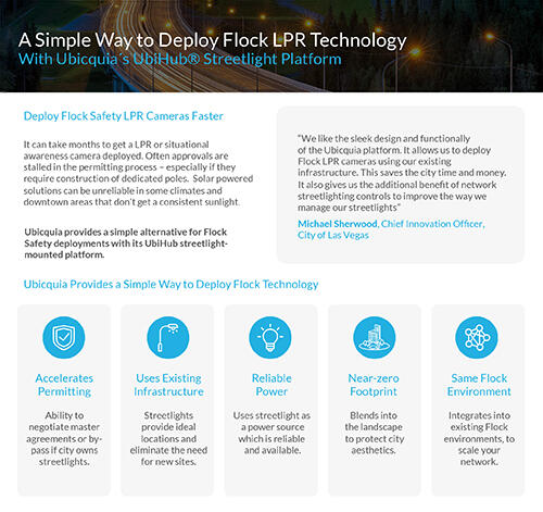 Flock Solution Sheet | Ubicquia